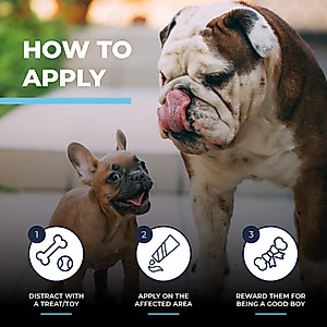 Wrinkle Paste for Bulldogs 2oz–Say Bye to Rash and Keep Fold Clean on Frenchie, English Bulldog, Pug- Wrinkle Cream for Dogs for Skin,Tail Pockets, and Paws- Wrinkle Paste for French Bulldogs