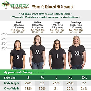 Ann Arbor T-shirt Co. Skeleton Rib Cage | Jumbo Print Novelty Halloween Costume Ladies' T-Shirt-Ladies, L Black