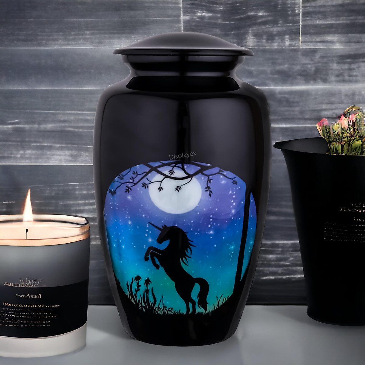 Urn for Ashes Adult Male, Female & Child - Decorative Urns, Cremation Urns for Human Ashes, Funeral Urns, Urn for Ashes for Women, Unicorn Urns (Standard, Large)