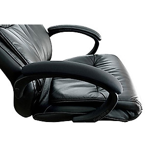 Ergo360 Soft Neoprene Chair Arm Pad Covers Stretch Over Armrests 13" to 17". Restore, Protect and Cushion. Complete Set of 2. Made in The USA.