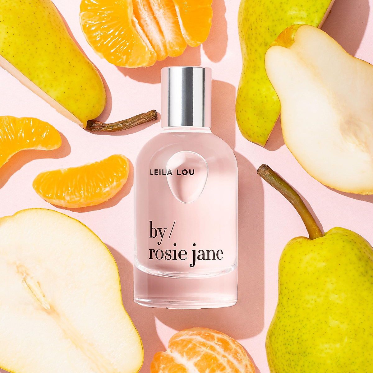 By Rosie Jane Eau De Parfum Spray (Leila Lou) - Clean Fragrance for Women - Essential Oil Mist with Notes of Jasmine, Pear, Fresh Cut Grass - Paraben Free, Vegan, Cruelty Free, Phthalate Free (50ml)