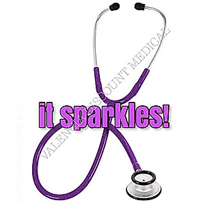 Prestige Medical Clinical Lite™ Stethoscope, Purple Sparkles