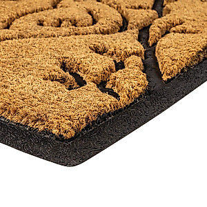 NoTrax, Bird on Branch, Rubber-Backed Natural Coir Doormat, Entry Mat for Indoor or Outdoor Use, 18"x30", C04 (C04S1830BC)