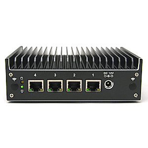 Protectli Vault Pro VP2420-4 Port, Firewall Micro Appliance/Mini PC - Intel Celeron J6412, 2.5G Ports, DDR4 RAM, M.2 SATA SSD Storage, AES-NI, 8GB RAM, 120GB SSD
