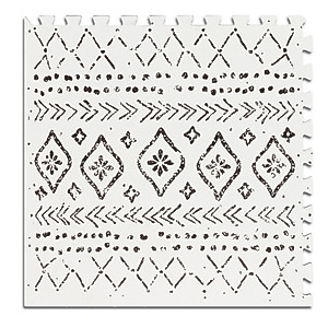 Lillefolk Baby Foam Play Mat - Baby Playmat | Tiles for Kids Interlocking Mat - Foam Baby Mat for Babies & Toddlers - Non Toxic Play Mat for Baby Tummy Time Mat 6x4ft Boho