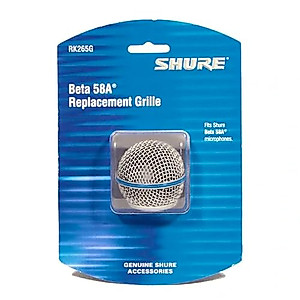 Shure RK265G Grille for Wired and Wireless BETA 58A, BETA 58M and BETA 58MR (Matte)