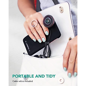 PoP voice Upgraded Lavalier Lapel Microphone, Omnidirectional Condenser Mic for Apple iPhone iPad Mac Android Smartphones, Youtube, Interview, Studio, Video, Recording,Noise Cancelling Mic