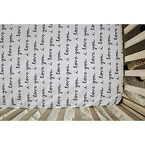 NODNAL CO. 3 Fitted Crib Sheets Black/White Set for Baby Toddler Mattress - 100% Oeko-TEX Cotton Gender Neutral for Girl/Boy Nursery Bedding - I Love You, Plaid & Abstract Polka Dots 28”x52”x9” Sheet