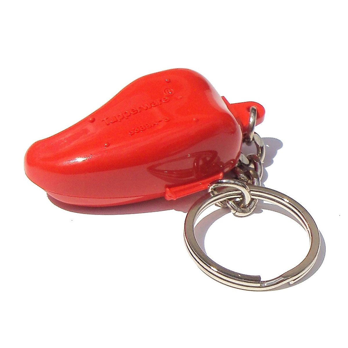 Tupperware Red Chilli Pepper Keeper Keychain