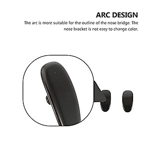 ARTIBETTER 2Pcs Eyeglass Nose Pads Titanium Eyeglass Nose Pads Glasses Nose Pad Replacement Anti Slip Nose Piece Glasses Repair Kit