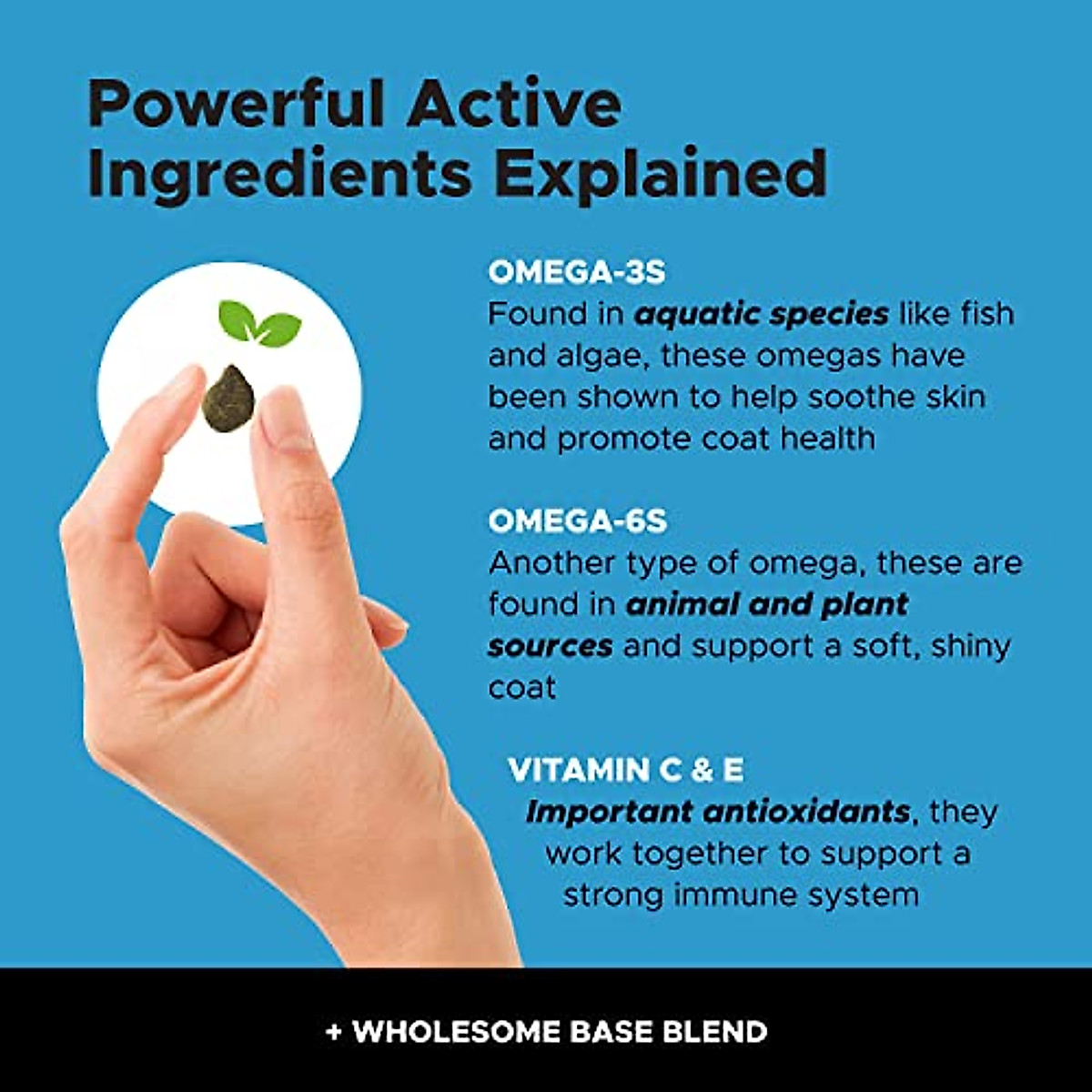 Pet Honesty Salmon Skin Health - Omega 3 Fish Oil For Dogs, Natural Salmon Oil For Dogs Chews for Healthy Skin & Coat, May Reduce Normal Shedding for Sensitive Skin, Dog Fish Oil Supplements - (90 Ct)