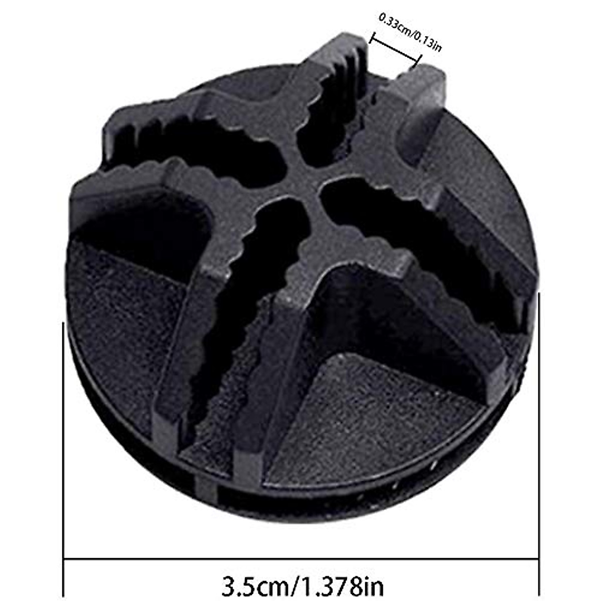 HAPY SHOP 40 Pcs Black Wire Grid Cube Plastic Connectors for Modular Closet Storage Organizer and Wire Grid Cube Storage Shelving