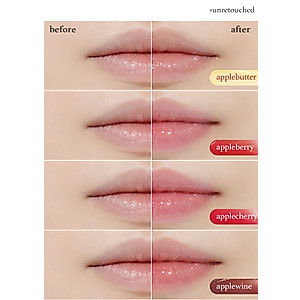 NOONI Korean Lip Butter Overnight Melting Balm (Applebutter) Lip Mask, with Shea Butter and Vitamins | Hydrating, Nourishing, Lip Balm, Soothing, Moisturizing, Softening, Korean Skincare