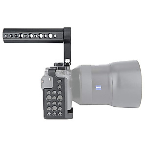 NICEYRIG Camera Cage Kit for Sony A6400/ A6100/ A6300/ A6000, with Cheese Top Handle Cable Lock Clamp