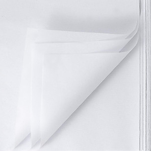 Simetufy 1000 Sheets White Tissue Paper Bulk, 15" x 20" Packing Paper Sheets for Moving, Gift Wrapping Tissue Paper for Packaging Mother's Day Weddings Birthday Holidays Crafts Decor