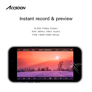 Accsoon SeeMo HDMI to USB C Video Capture Adapter for iPhone and iPad,Support 1080P 60FPS Video & Real-Time Monitoring/Streaming/Recording,iOS 12.0 or Later iPhone/iPad Adjustable