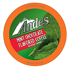 Andes Mints Coffee Chocolate Mint Peppermint Coffee Pods for Keurig K-Cup Brewers, 40 Count