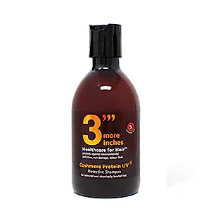 3'''More Inches Cashmere Protein UV Protective Shampoo 250ml - Restoring & Strengthening Shampoo - Color Protective - Silicone Free - With Protein Amino Acids - Hair Care by Michael Van Clarke