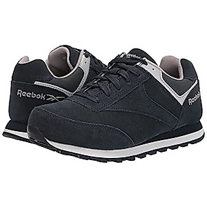 Reebok mens Leelap Work Safety Toe Industrial Construction Shoe, Navy Blue, 9.5 US