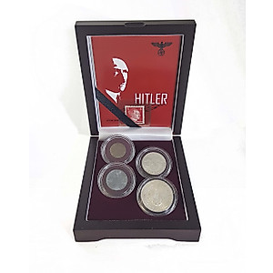 1938 A WWII Nazi Germany Hitler Coins and Stamp Reichsphennig Seller VF