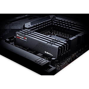 G.SKILL Ripjaws S5 Series (Intel XMP 3.0) DDR5 RAM 32GB (2x16GB) 6000MT/s CL30-40-40-96 1.35V Desktop Computer Memory UDIMM - Matte Black (F5-6000J3040F16GX2-RS5K)
