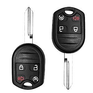 Car Key Fob Entry Keyless Fits for Ford 2011-2015 Explorer/2011-2016 F-150/ F-250/ F-350/Lincoln/ Mercury/ Mazda (CWTWB1U793 4-btn) Pack of 2