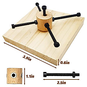 BNOSDM Hamster Wooden Foraging Toy for Hamster Enrichment Toys Interactive Toys for Bunnies Guinea Pig Puzzle Toy Bunny Treat Puzzle for Dwarf Hamsters Guinea Pigs Rats Rabbits Chinchillas