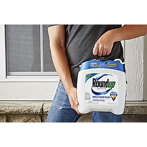Roundup Ready-To-Use Weed & Grass Killer III -- with Pump 'N Go 2 Sprayer, Use in & Around Vegetable Gardens, Tree Rings, Flower Beds, Patios & More, Kills to the Root, 1.33 gal.