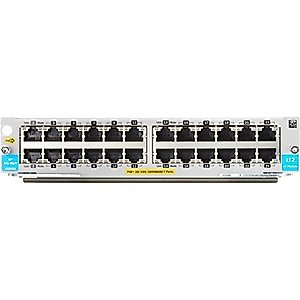 HP Aruba J9986A 24-Port 10/100/1000BASE-T PoE+ V3 ZD Module [J9986-61001] (Renewed)