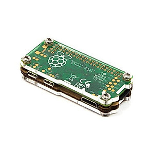 C4 Labs Zebra Zero for Raspberry Pi Zero - Wood T2 - with Heatsinks