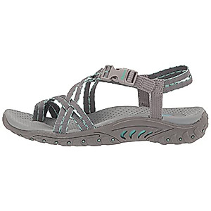 Skechers Women's Sporty Sandal Sport, Gray, 8