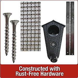 Nature's Way Bird Products CWF3 Cedar Platform Tray Bird Feeder 12" x 12"