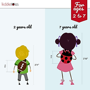Kiddietotes Ladybug Backpack for Toddlers, and Children - Perfect for Daycare, Preschool, Kindergarten, and Elementary School