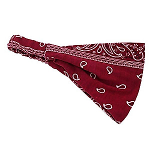 Sweat Head Headband Printed Band Wrap Sport Dry Quick Cashew Hair Hairband Headband Sweat Band Men