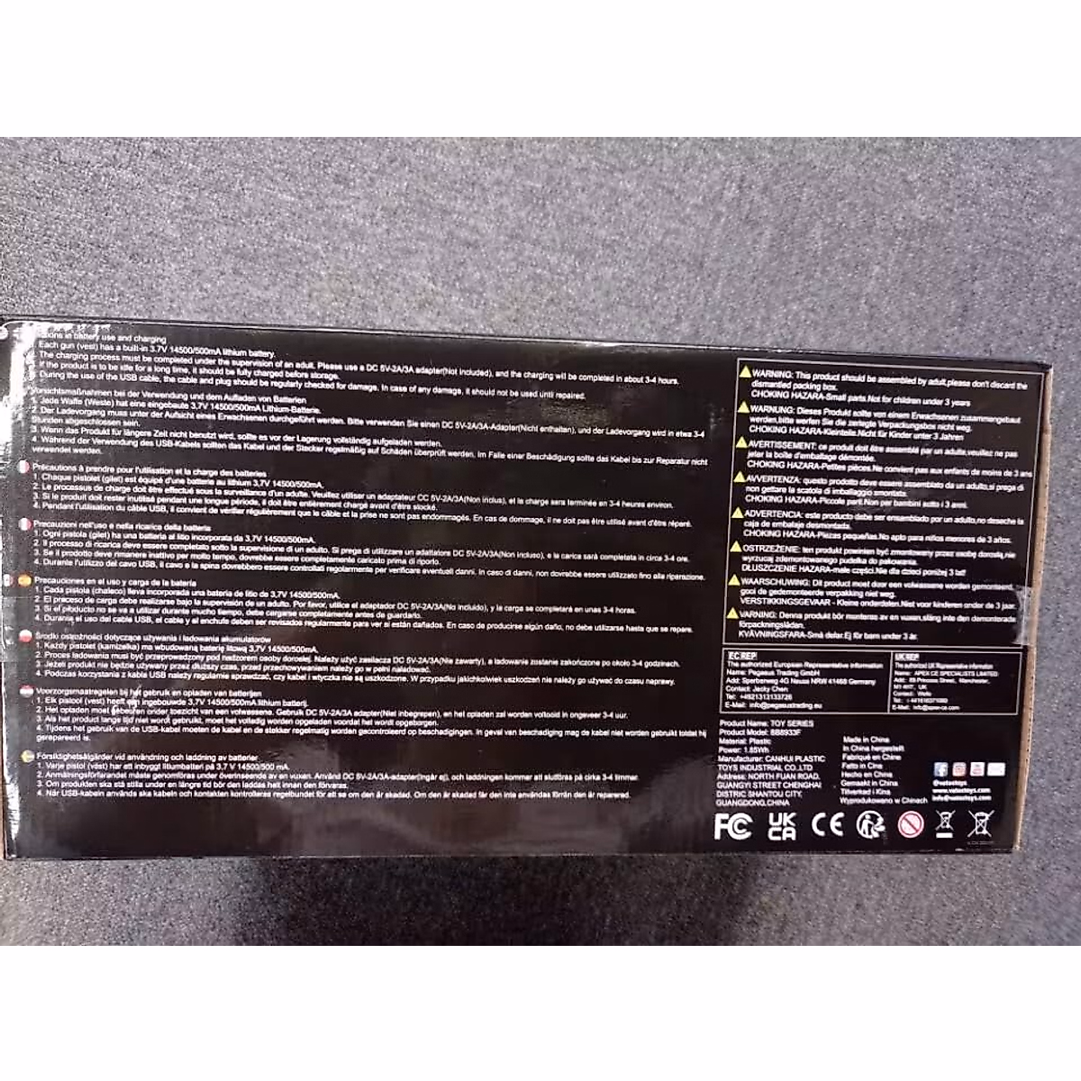 VATOS Rechargeable Real time Data SYNC Laser Tag Gun Set - 2.4GHz Infrared Laser Tag of 4 Gun 4 Vest with Glowing Light, Lazer Tag Game for Kids Adults, Family Group Activity for Boys Girls Age 6-12