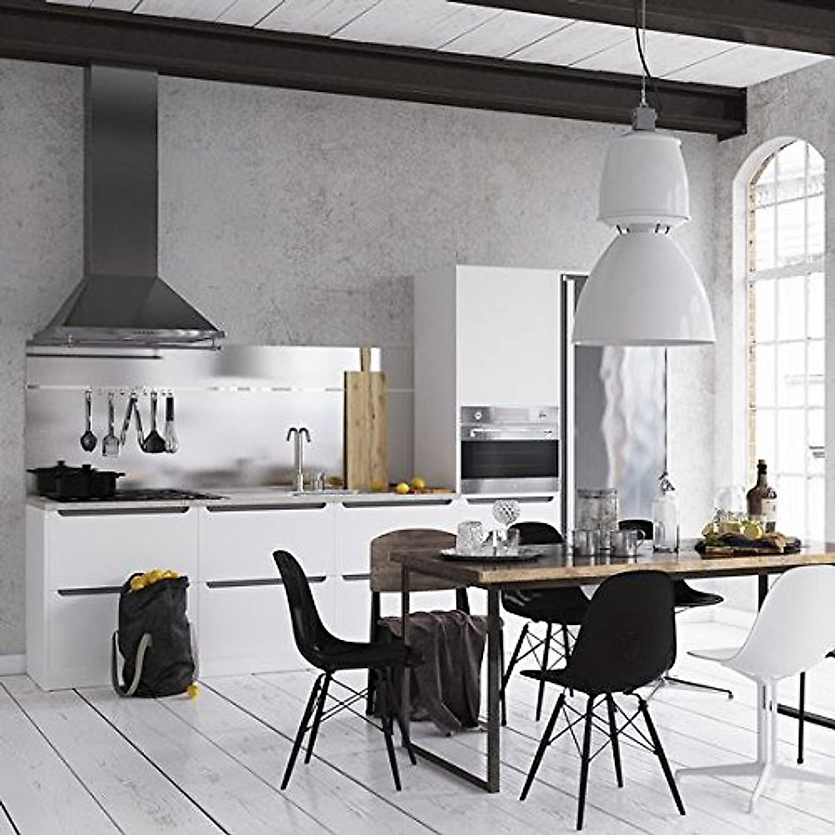 2xhome White - Plastic Molded Bedroom Dining Side Ray Chair with Black Wood Eiffel Dowel-Legs Base Nature Legs No Side