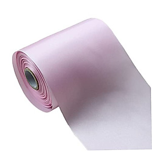 Eioflia Satin Ribbon Gift Wrapping Ribbons Solid Fabric Ribbons Ribbons for Hair Bows Fabric Ribbons Roll for Hair Bows Cards Floral Pink.