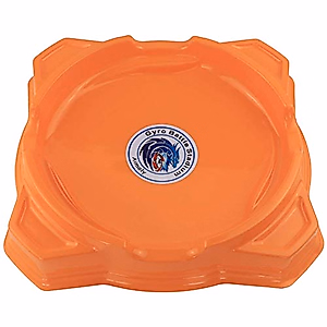 Aimoly Bey Stadium Battle Arena for Beyblade Burst Battling Tops Game (Orange)