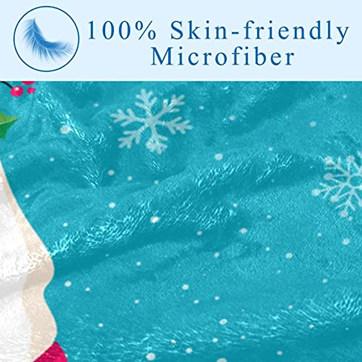 Winter Scarf Llama Prints Soft Warm Cozy Blanket Throw for Bed Couch Sofa Picnic Camping Beach, 150×100cm