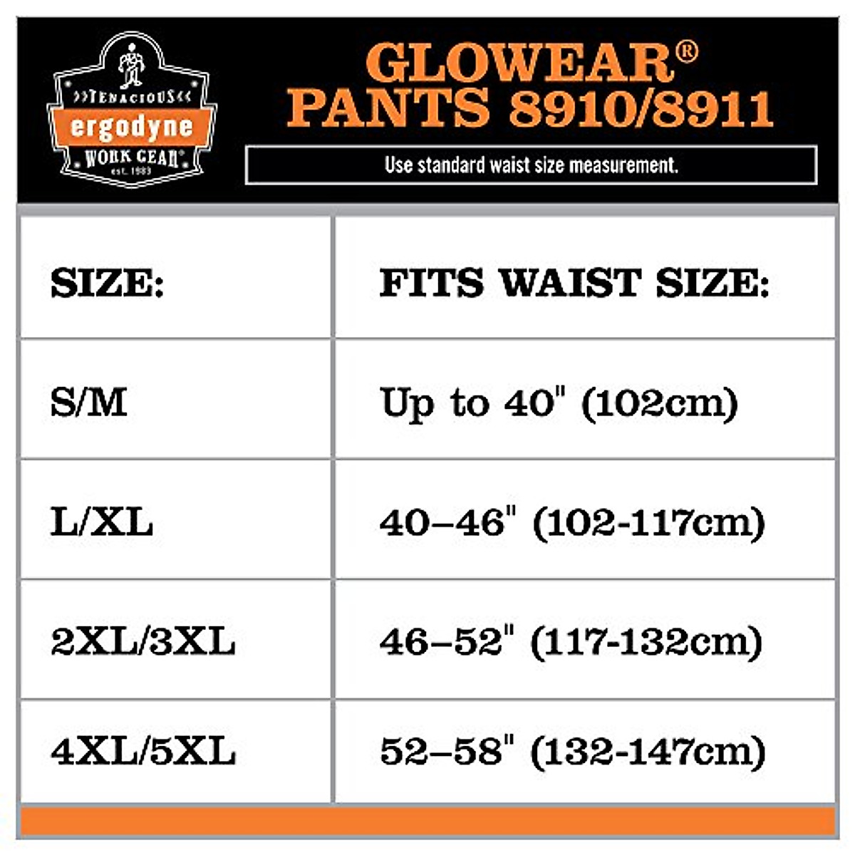 Ergodyne unisex adult Class Two-tone Reflective Safety Pants, Lime, Large-X-Large