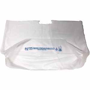 Reli. Take Out/To Go Bags (500 Count Bulk) (Medium 20" L x 9.5" W x 12" H) White Carry Out Shopping Bag, Die Cut Handle, Square Bottom, Reusable - Food Service, Restaurant, Catering, Delivery