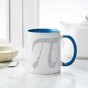 CafePress Pi Symbol W/Numbers Mug Ceramic Coffee Mug, Tea Cup 11 oz