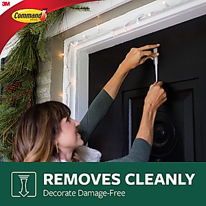 Command Outdoor Medium & Large Refill Strips, 24 Weather Resistant Command Strips (4-Pack of 4 Medium Strips and 2 Large Strips), Water- & UV-Resistant, Re-Hang Command Hooks for Wreath or Wall Décor