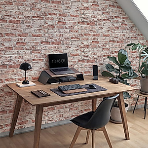 Sevalo Red Brick Wallpaper Peel and Stick Wallpaper Brick Contact Paper for Walls 3D Faux Brick Wall Paper for Bedroom Self-Adhesive Removable Wallpaper for Kitchen Backsplash Dorm Room 17.3“×78.7”