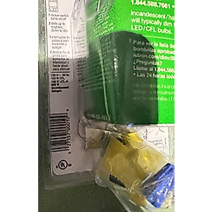 Lutron Skylark Contour 150-Watt Single Pole 3-Way CFL LED Dimmer - Light Almond CTCL-153PDH-LA