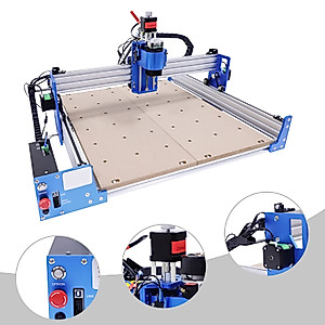 CNC Router Machine, CNC Machine Kit Pro Milling Machine, Mini DIY CNC Router Kit, Engraving Machine, for Wood Metal Acrylic MDF Carving Arts Crafts DIY Design
