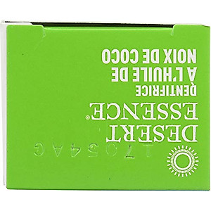 Desert Essence Tea Tree Oil Toothpaste - Coconut Mint - 6.25 Ounce - Refreshing Taste - Complete Oral Care - Baking Soda - Sea Salt - Pure Essential Oil - Fights Against Sugar Acids - Zinc Citrate