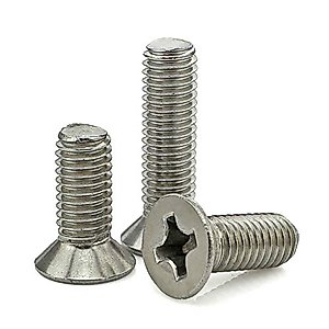 304 Stainless Steel Countersunk Head Machine Screws Cross Head Screws M5*12 10Pcs/lot