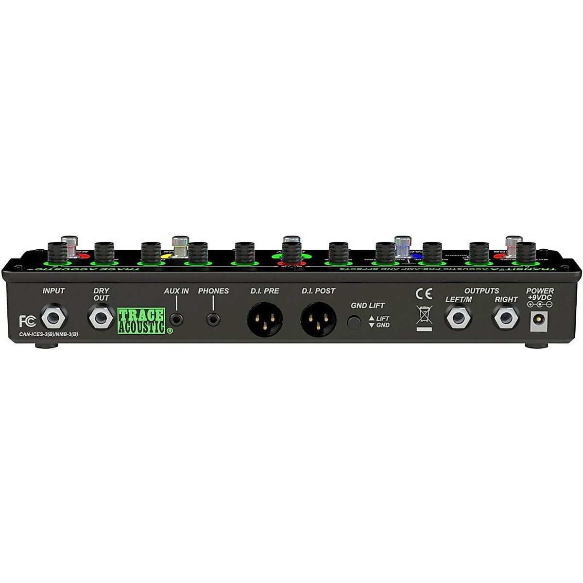 Trace Elliot 03616150 Transit A Acoustic Guitar Preamp Pedal w/Bag, Cloth, and