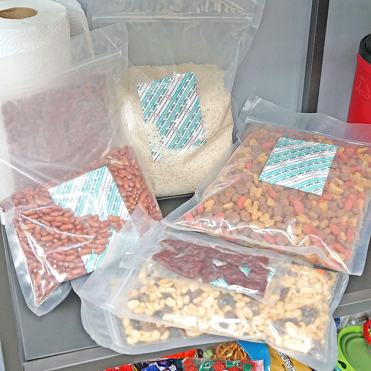 OxySorb 2000cc Oxygen Absorber Packets, 30 Pack - Long Term Food Storage Freshness Protection, 2000CC-30PK-ALT1